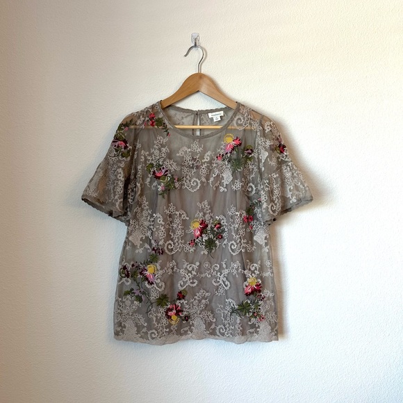 Sundance | Tops | Sundance Lace Embroidered Blouse | Poshmark
